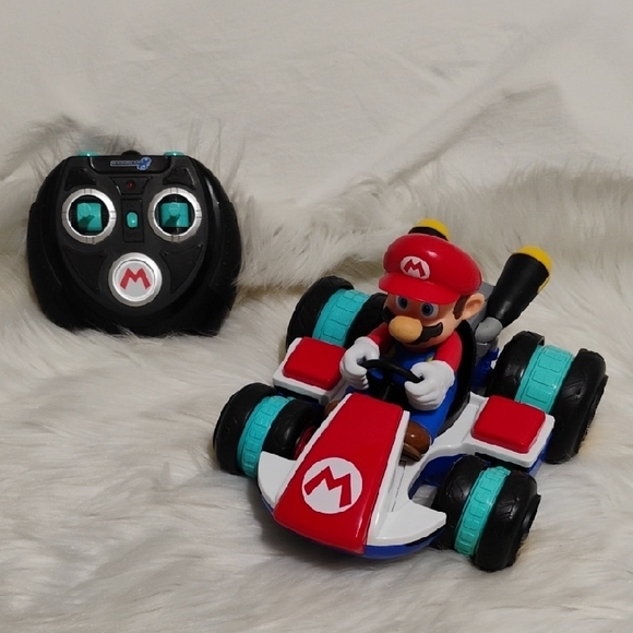 Jakks | Toys | Mario Kart Remote Control Car Red And Black 48 | Poshmark